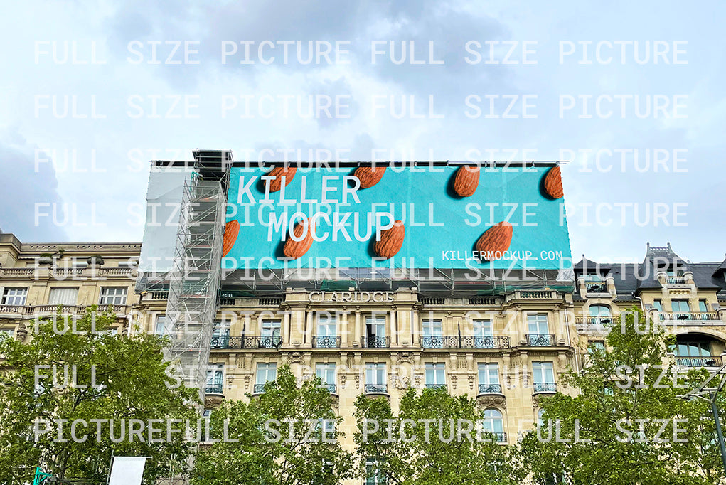 Paris Billboard Mockup #5 - Horizontal – Killer Mockup